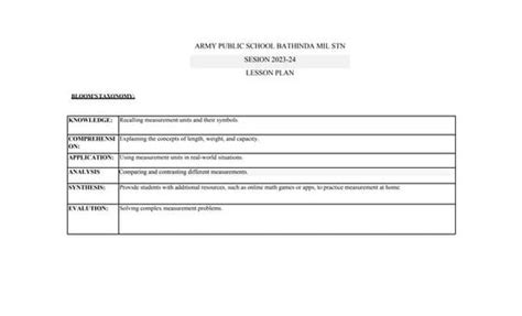 Ch 8 Decimals Lesson Plan Pdf Educational Assessment Education