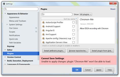 How To Display Form Validation Errors In Settings Panel IDEs Support IntelliJ Platform
