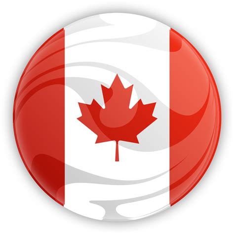 Canada Flag Round Clipart Large Size Png Image Pikpng