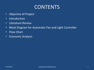Temperature Based Fan Controller PPTX
