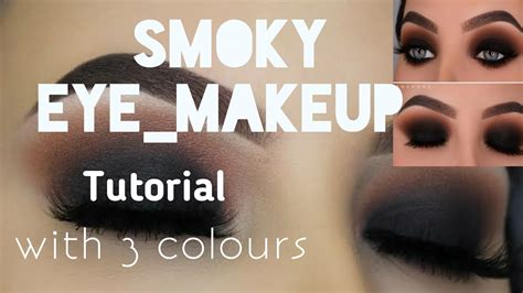 Black Smoky Eye Mskeup Very Trendy And Attrect Youtube