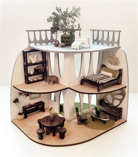 Ultra Modern Dollhouse Furniture Sweet Home Dollhouse Playset For
