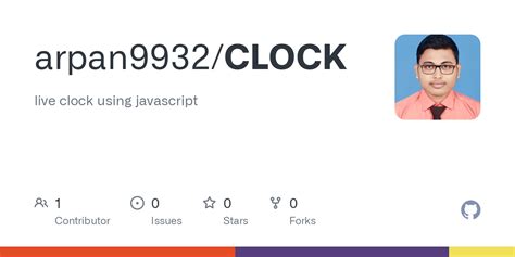 Github Arpan9932clock Live Clock Using Javascript