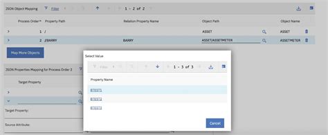 Json Mapping Application For Outbound Processing Is Not Recognizing