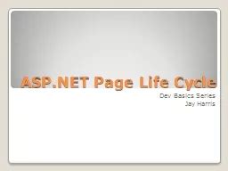 PPT ASP NET Page Life Cycle PowerPoint Presentation
