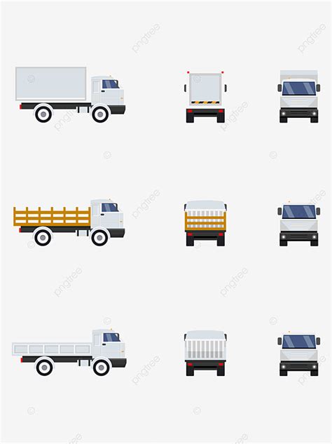 만화 상자 트럭 그림 무늬 만화 도구 스타일 Png 일러스트 및 벡터 에 대한 무료 다운로드 Pngtree