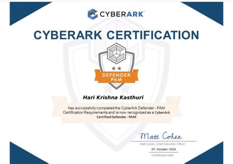 Cyberark Pam Iam Cyberarkpamdefender Security Hari Krishna