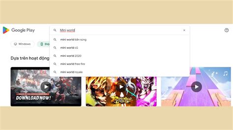 Cách Tải Mini World Miễn Phí Trên điện Thoại Android Ios