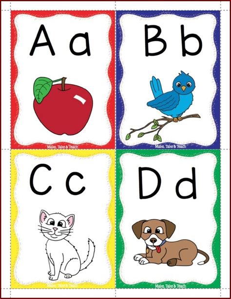Free Alphabet Flashcards Alphabet Cards Alphabet Preschool Free Preschool Learning The
