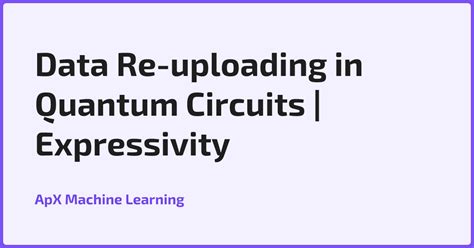 Data Re Uploading In Quantum Circuits Expressivity