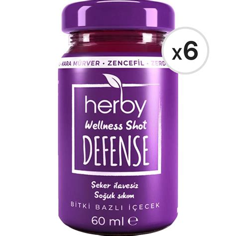 Herby Defense Shot 60 Ml 6lı Paket Fit1001