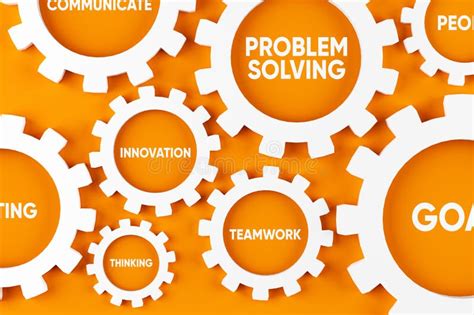 Core Values Processes And Coordination For Business Success Cogwheels With Business Concepts