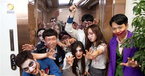 좀비 바이러스에 감염된 롯데월드 직원들