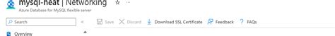 Azure Function MySQL EFCore Certifcate In Connection String Stack