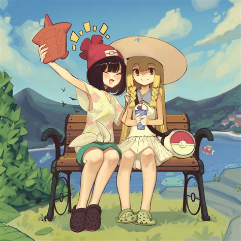 Lillie Selene Rotom Magikarp Wooper And 2 More Pokemon And 1 More