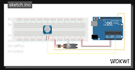 10 Servo And Potensiometer Wokwi Esp32 Stm32 Arduino Simulator