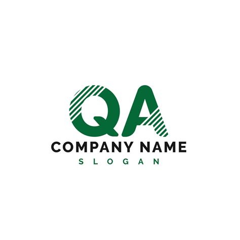 Qa Letter Logo Design Qa Letter Logo Vector Illustration Vector