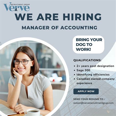 Verve Recruitment Group Ltd On Linkedin Adele Olson Is Hiring For A Full Time Permanent Role