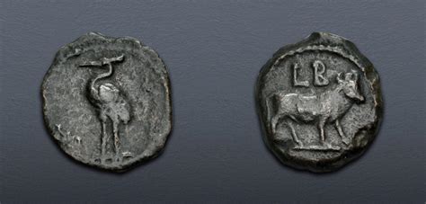 Egypt Alexandria Uncertain Emperor 1st Century Ad Æ Dichalkon 14mm 1 94 G 12h ‘coins