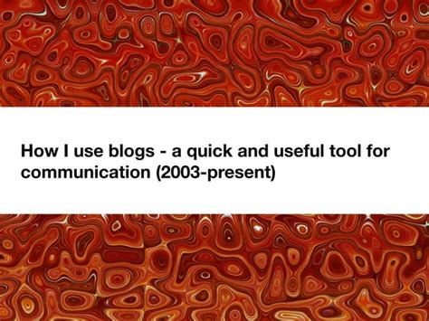 Using Nus Module Blogs Ppt