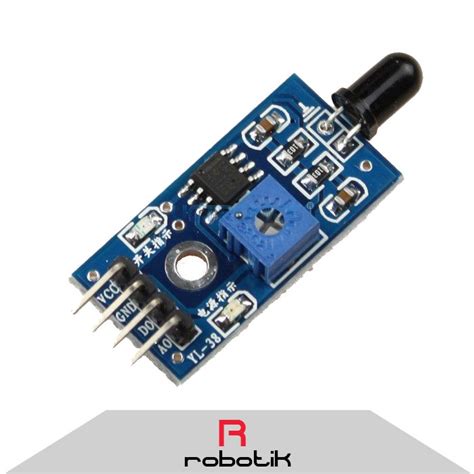 jual sensor deteksi api flame infrared module for arduino uno nano mega