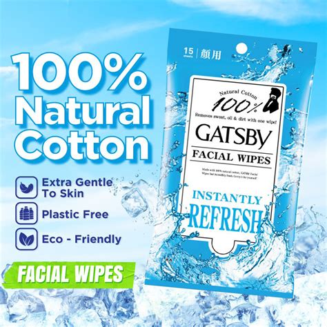 Gatsby Facial Wipes Instant Refresh 15s Shopee Malaysia