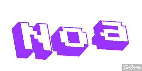 Noa Name Animated  Logo Designs