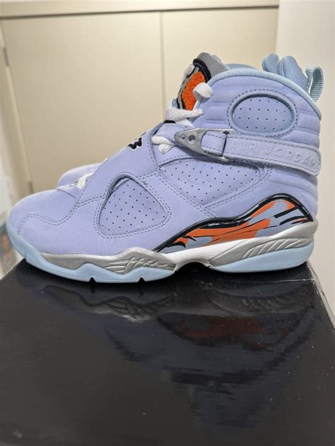Blue Retro 8 Jordans