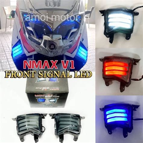 Nmax V1 Nmax155 V1 Front Signal Led Turn Signal Light Led Running Signal Depan Nmax V1 Shopee