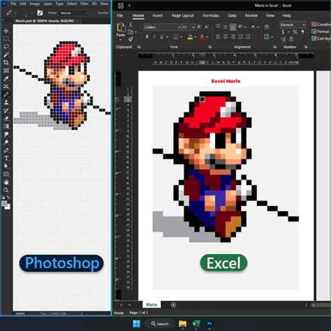 Mario In Microsoft Excel Rgaming