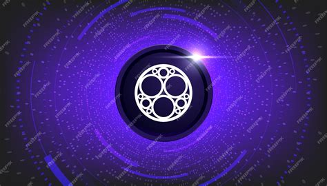 Sonm Snm Coin Crypto Monnaie Thème Bannière Snm Icône Sur Fond De Couleur Violet Moderne