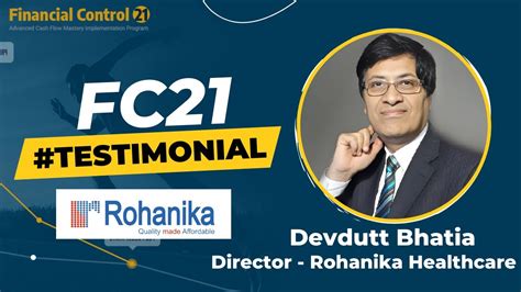 Fc21 Testimonial Devdutt Bhatia Director Rohanika Healthcare Pvt Ltd Medical Equipment