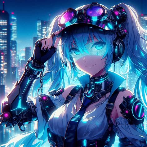 Anime Techno Girl