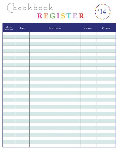 Balancing A Checkbook Worksheet E