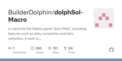 github builderdolphin dolphsol macro a macro for the roblox game