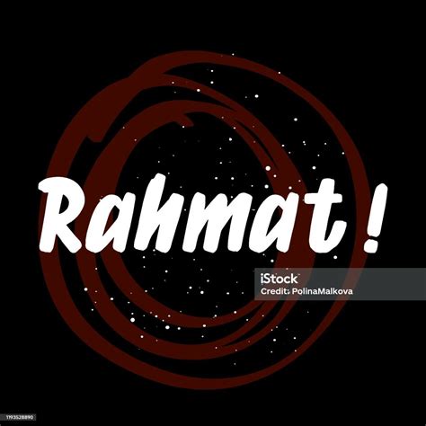 Rahmat 브러시 페인트 손으로 검은 배경에 그려진 문자와 스플래시 인사말 카드 오버레이 포스터에 대한 아라비아어 템플릿 감사