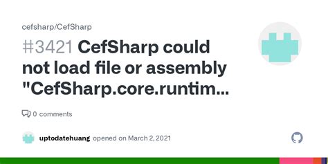 CefSharp Could Not Load File Or Assembly CefSharp Core Runtime Dll Or One Of Its Dependencies