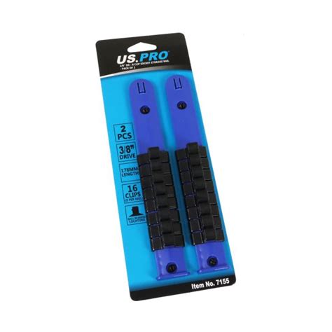 3 8 Dr 8 Clip Socket Storage Rail All Tools Direct