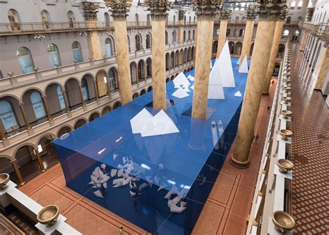 James Corner Installs Icebergs” In Washington Dc Museum