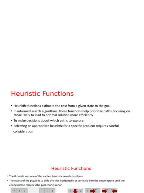 Heuristic Functions In Search Algorithms Pdf Discrete Mathematics
