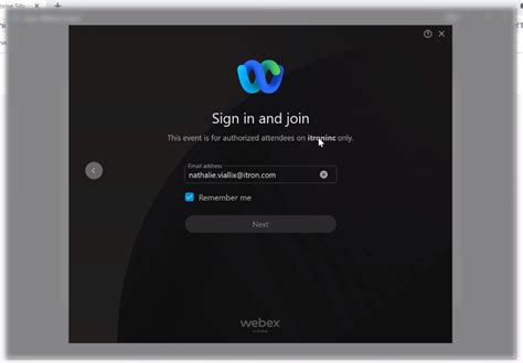Solved Webex Event Access Restricted Cisco Community
