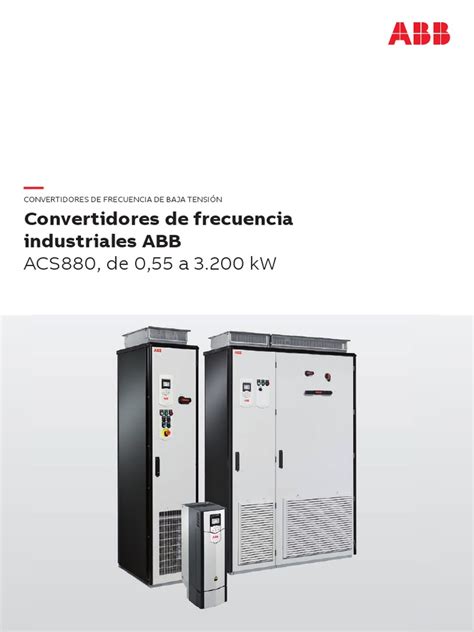 Catálogo Variadores De Frecuencia Abb Pdf Ingeniería De