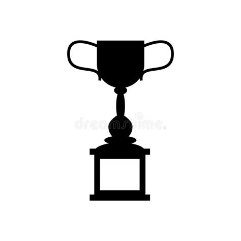 Flat Trophy Icon Stock Vector Illustration Of Symbol 332826208