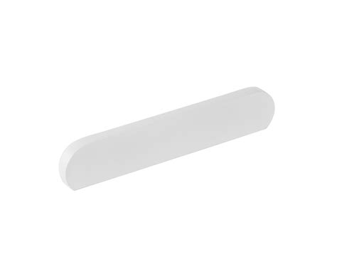 Matte White Bit Rounded Drawer Pulls And Cabinet Knobs