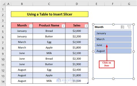 How To Insert A Slicer In Excel 3 Methods Exceldemy