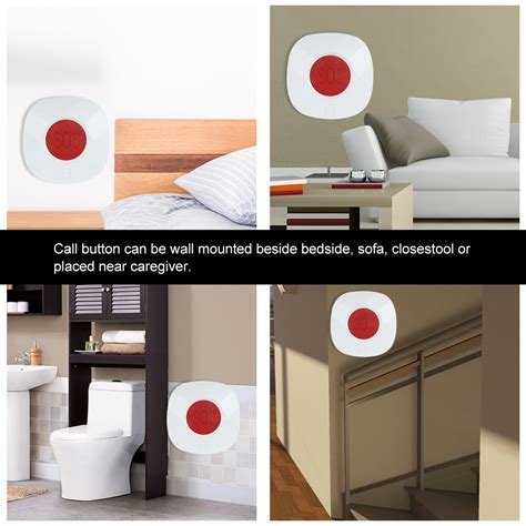 Wireless Remote Call Button Sos Emergency Button 4 Vicedeal