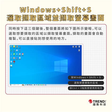 五個提升作業效率的 [ Windows 標誌鍵 ]＋鍵盤快捷鍵 快速鍵 資安趨勢部落格