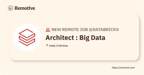 Hiring Architect Big Data Databricks