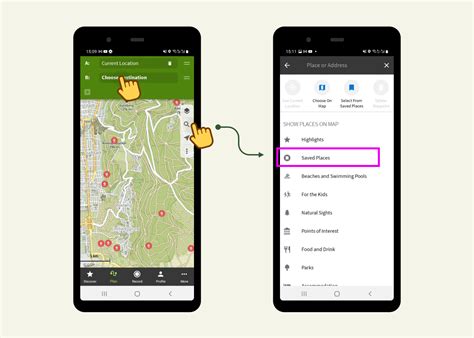 Use Saved Places For Planning Komoot