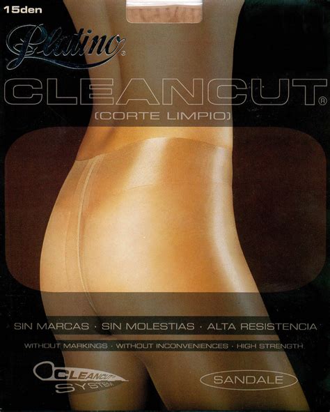 Platino Cleancut 15 Denier Gloss Tights Laser Cut Tops Simply